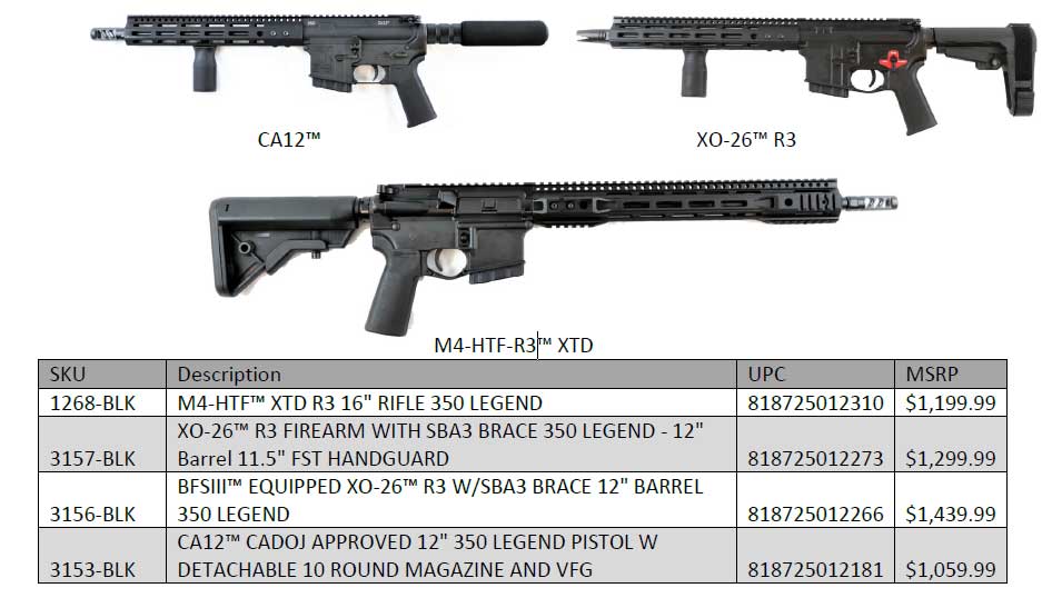 Franklin Armory's New 350 Legend Rifles | Armory Blog
